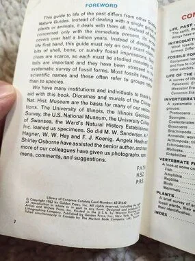 Accents | Golden Press Fossils A Guide To Prehistoric Life 1962 ...